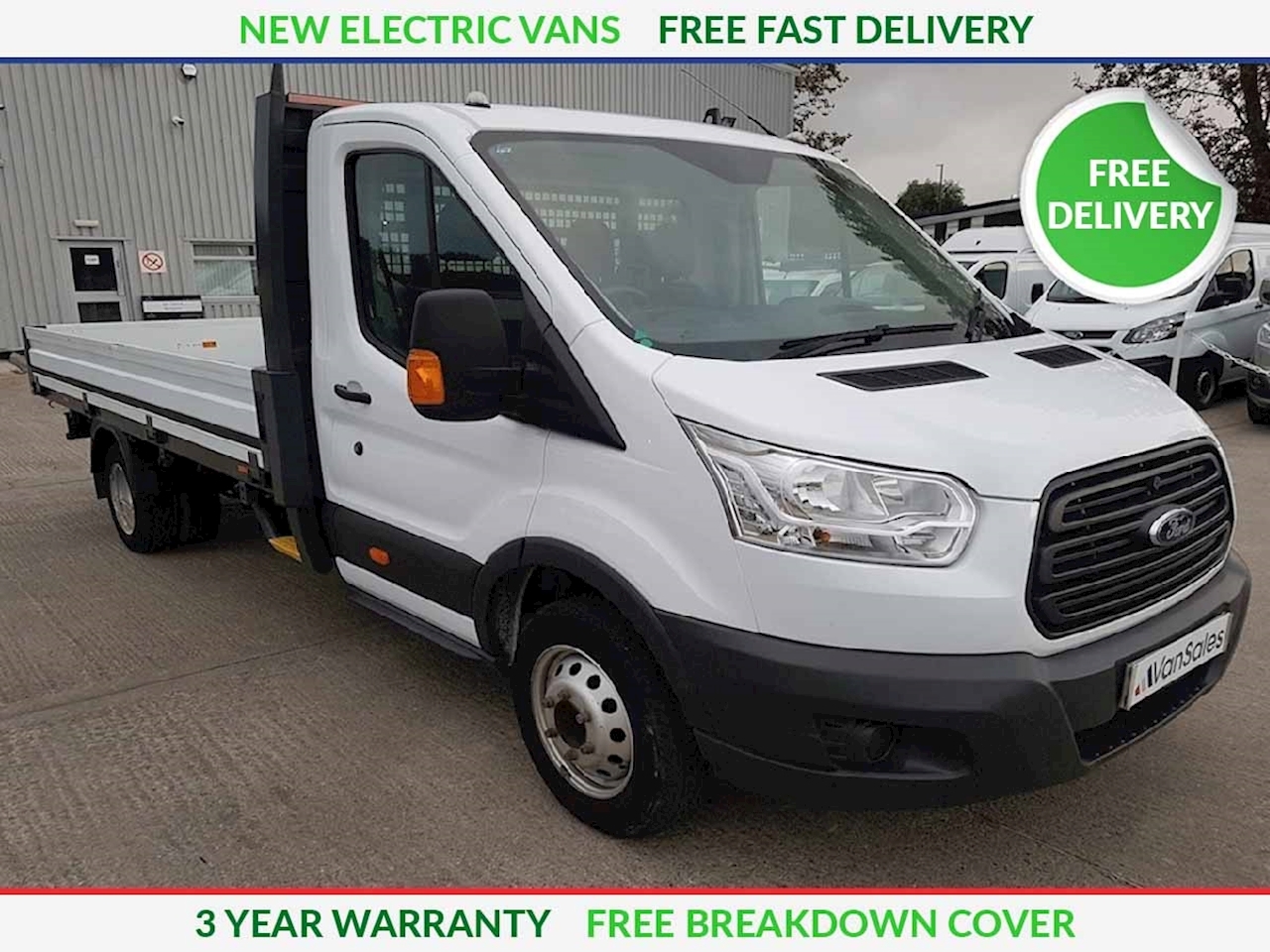 Ford E-Transit Electric Dropside Review | Vanaways I Van Deals UK ...