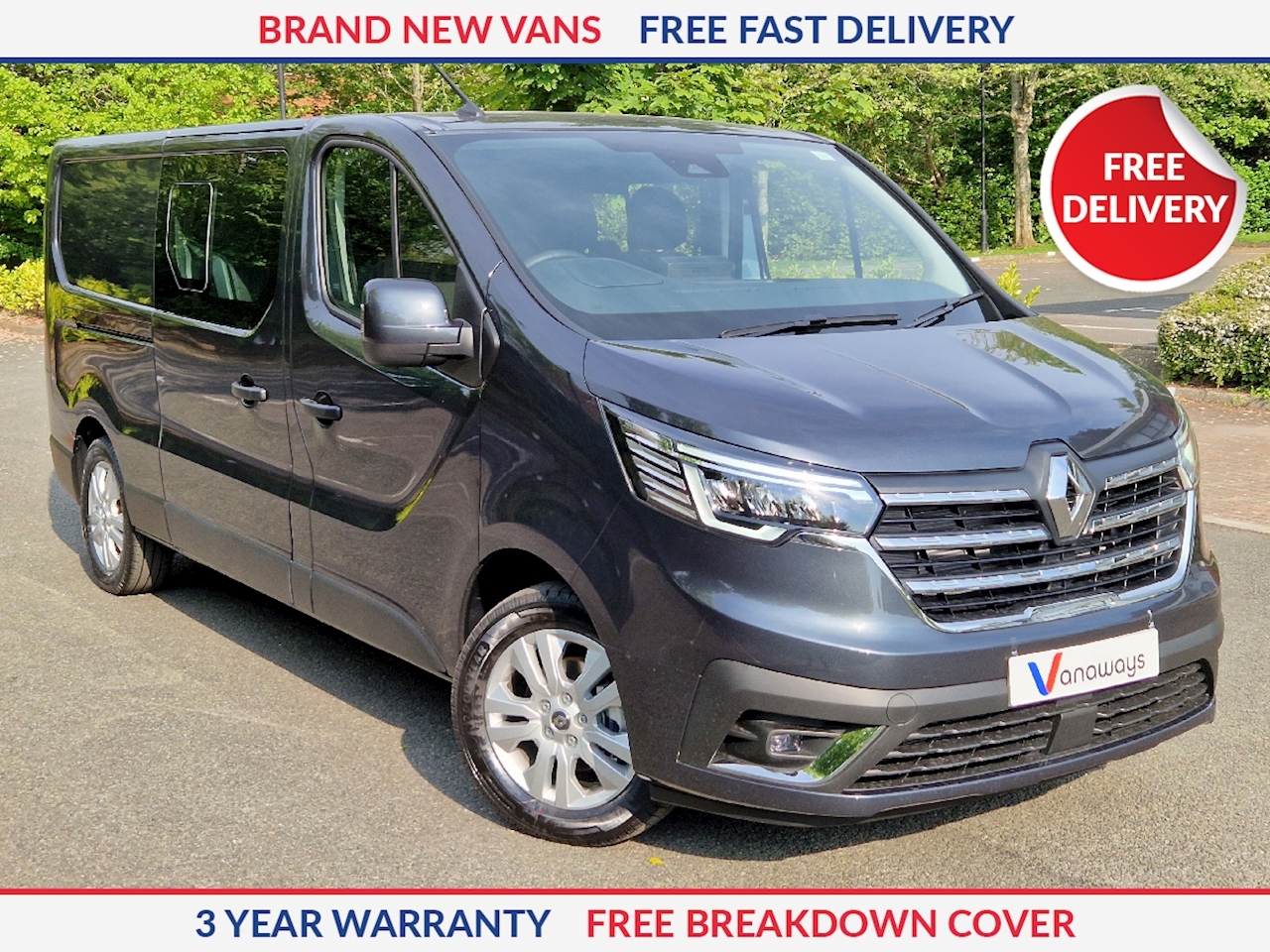 Renault Trafic Van Lease Deals | Vanaways